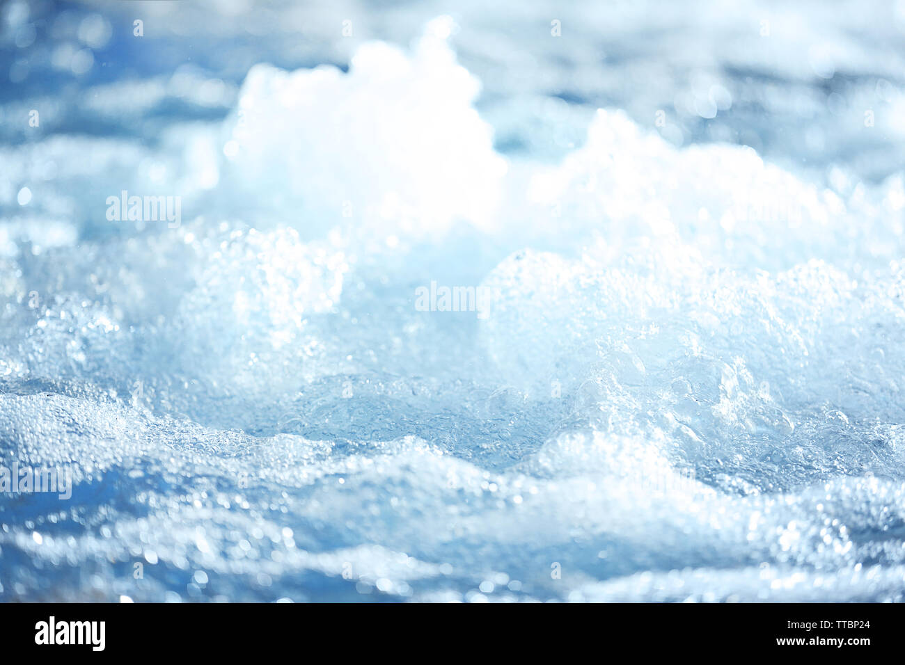Splashing water in swimming pool Stock Photo - Alamy