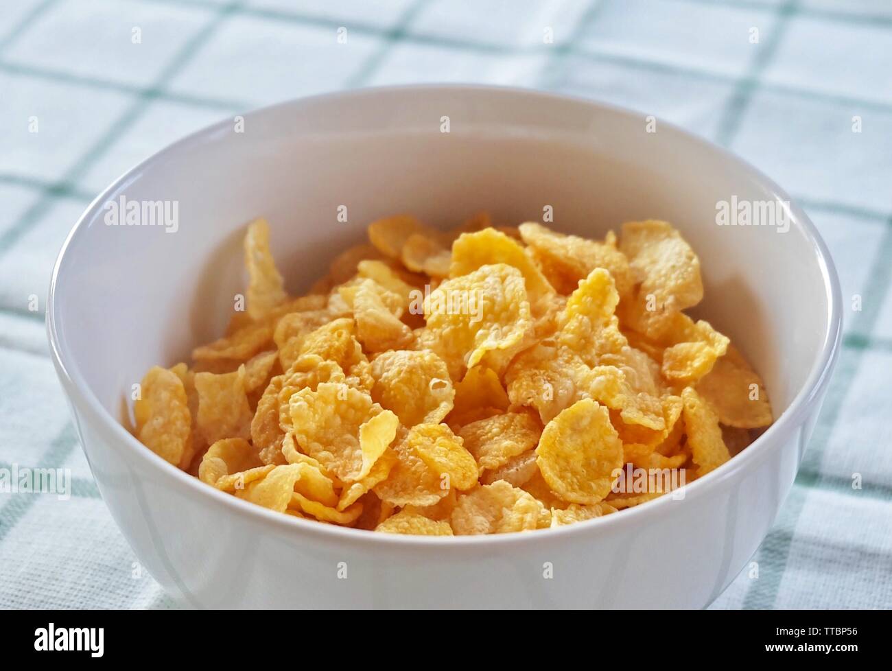Delicious Cereal Conflake in A Bowl, A Breakfast Cereal Made by ...