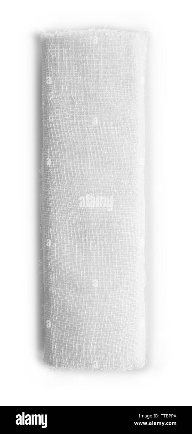 Medical bandage roll isolated Stock Photo - Alamy