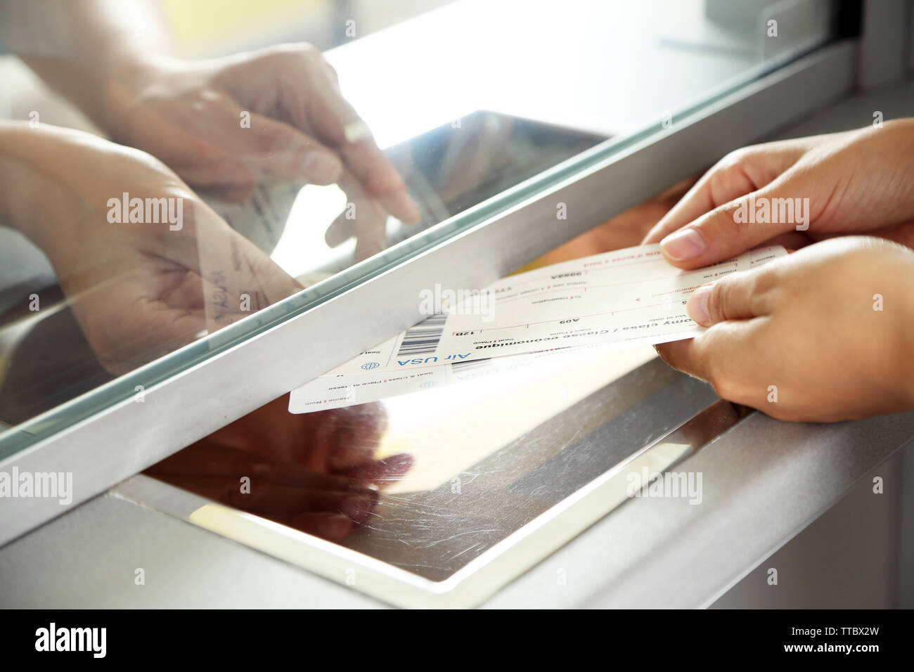 Ticket taker hi-res stock photography and images - Alamy