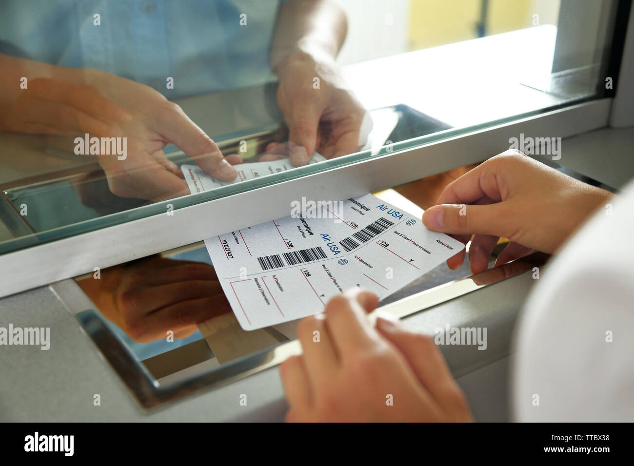 Ticket taker hi-res stock photography and images - Alamy