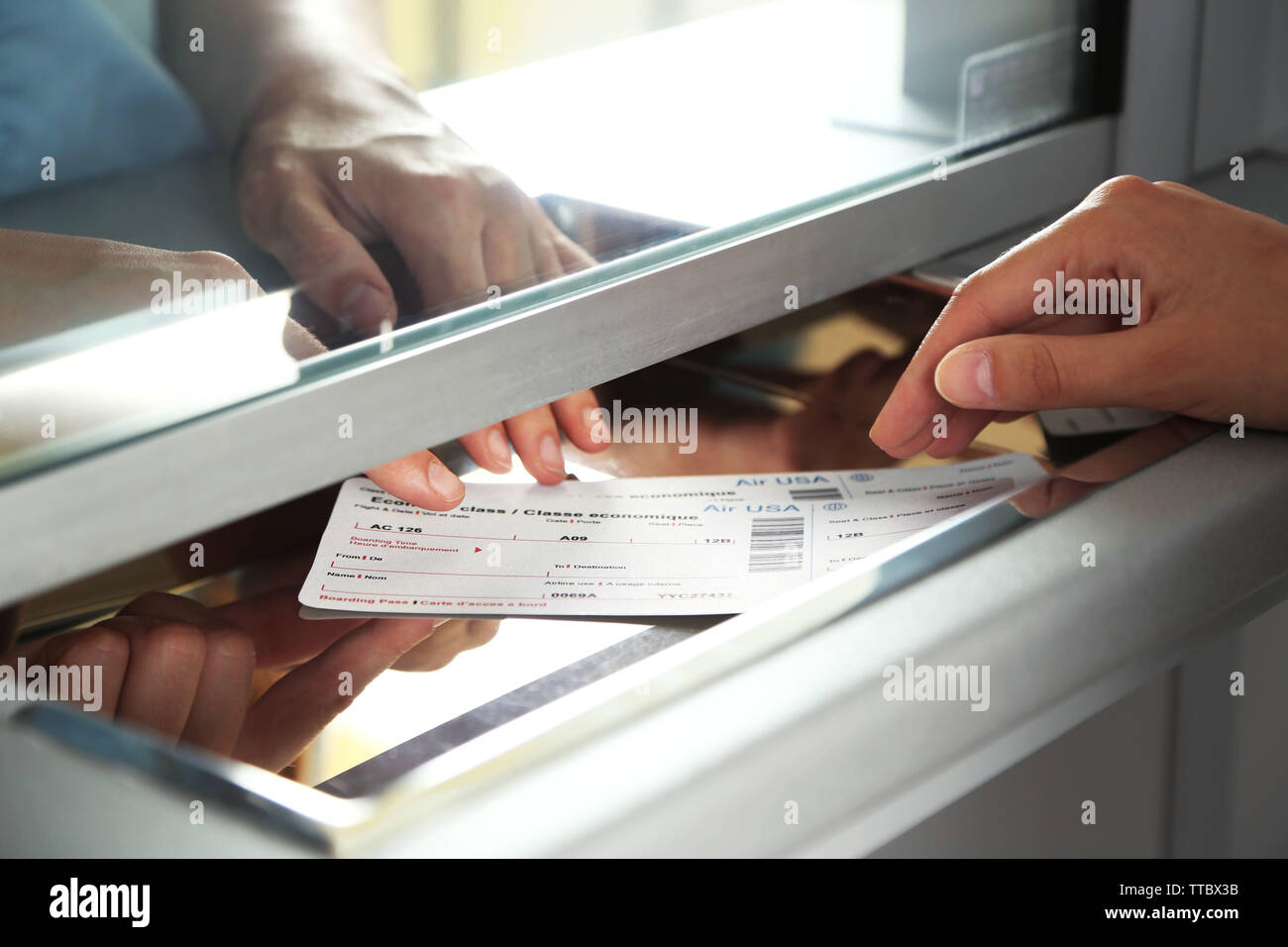 Ticket taker hi-res stock photography and images - Alamy