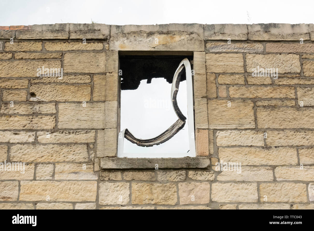 Melted upvc windows hi-res stock photography and images - Alamy