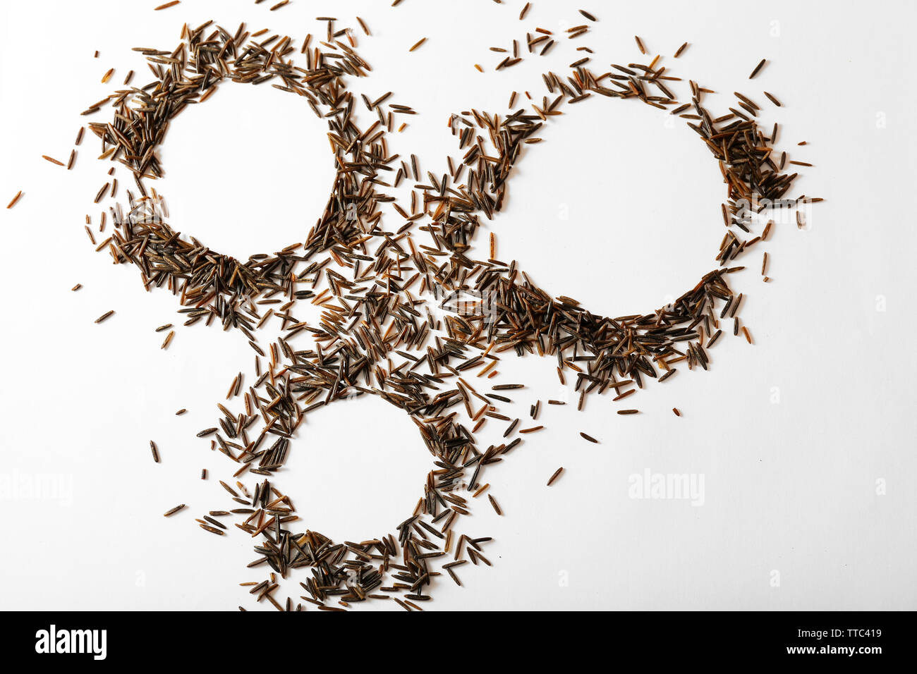 Organic frame background. Food texture Stock Photo - Alamy