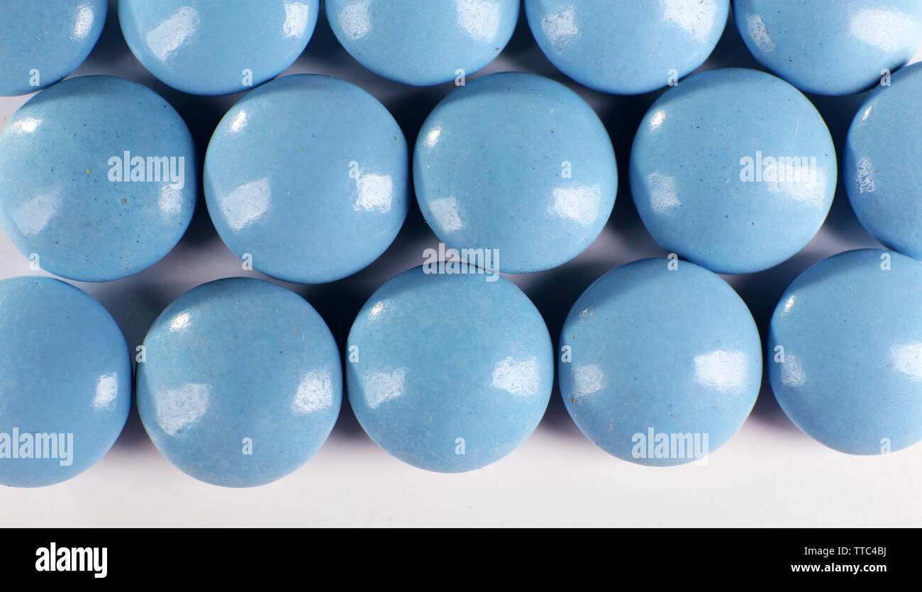 Blue drugs on white hi-res stock photography and images - Alamy