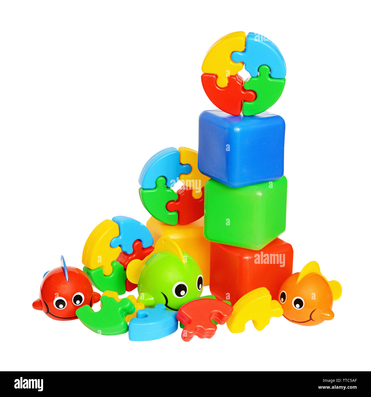 Constructor children plastic on Cut Out Stock Images & Pictures - Alamy