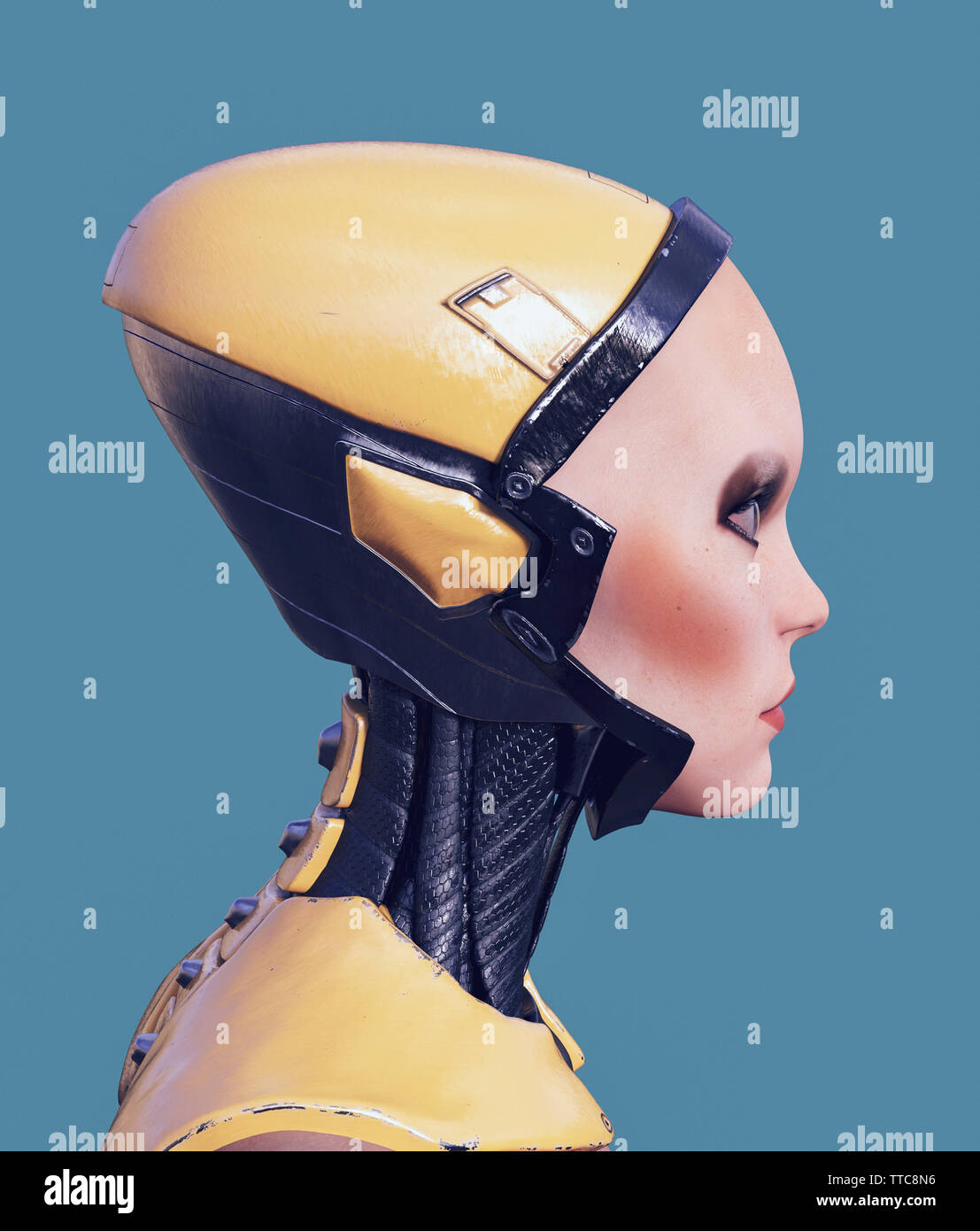 Cyborg woman hi-res stock photography and images - Alamy