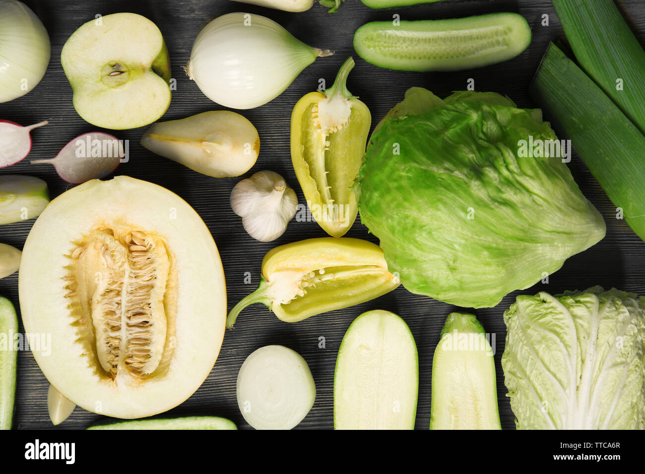 Fruits and vegetables closeup Stock Photo - Alamy