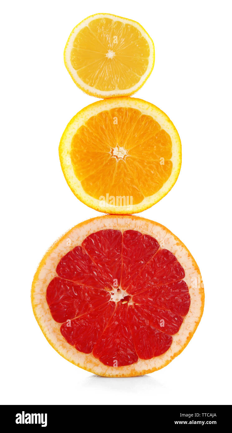 Fruits isolated on white Stock Photo - Alamy