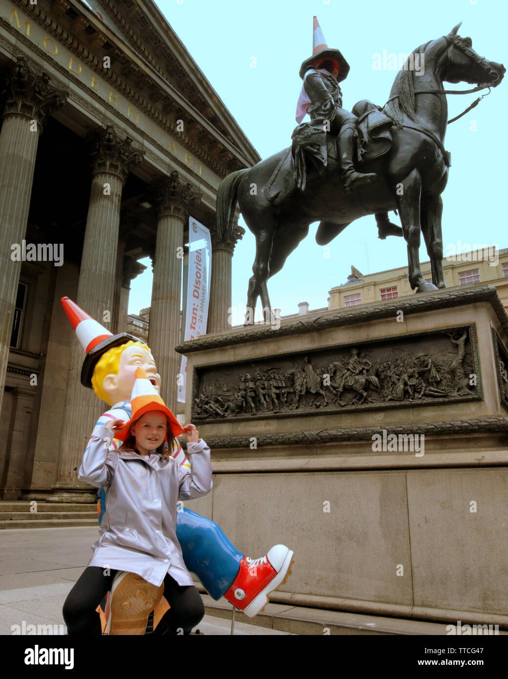 Glasgow, Scotland, UK 16th June, 2019. The our wullie trail opened in ...