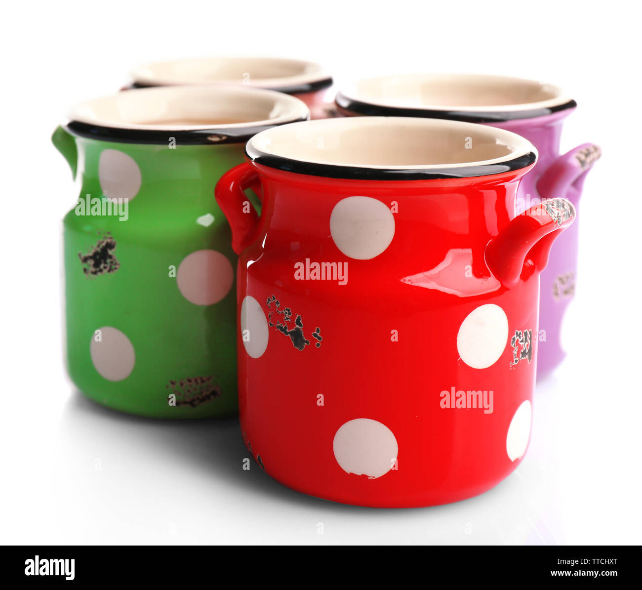 Old aluminum milk cans hi-res stock photography and images - Alamy