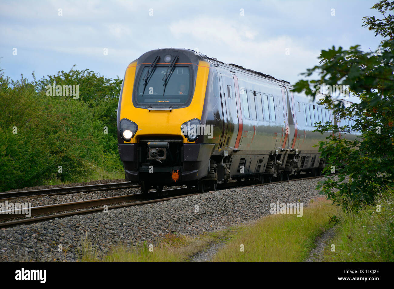 Cross Country Class 221 Intercity Express Train at Speed on the Great ...