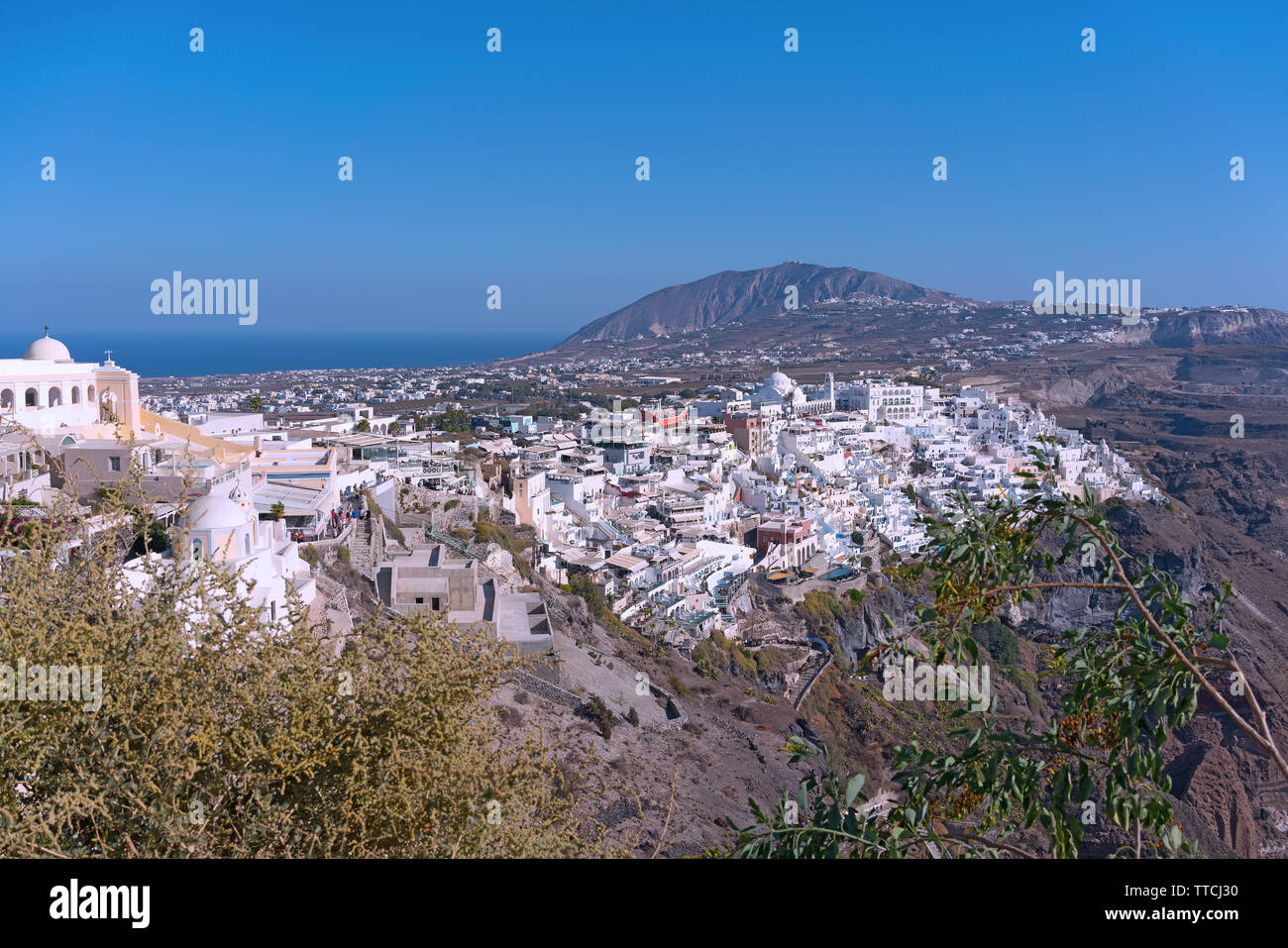 Fira main town santorini greece hi-res stock photography and images - Alamy
