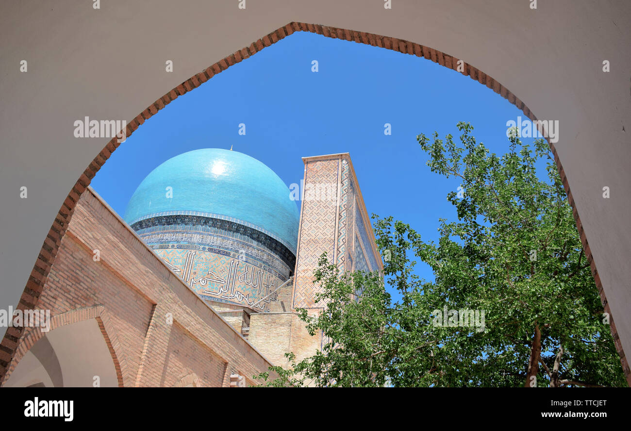 The Silk Road Land mark of Central Asia, Samarkand, Uzbekistan Stock ...