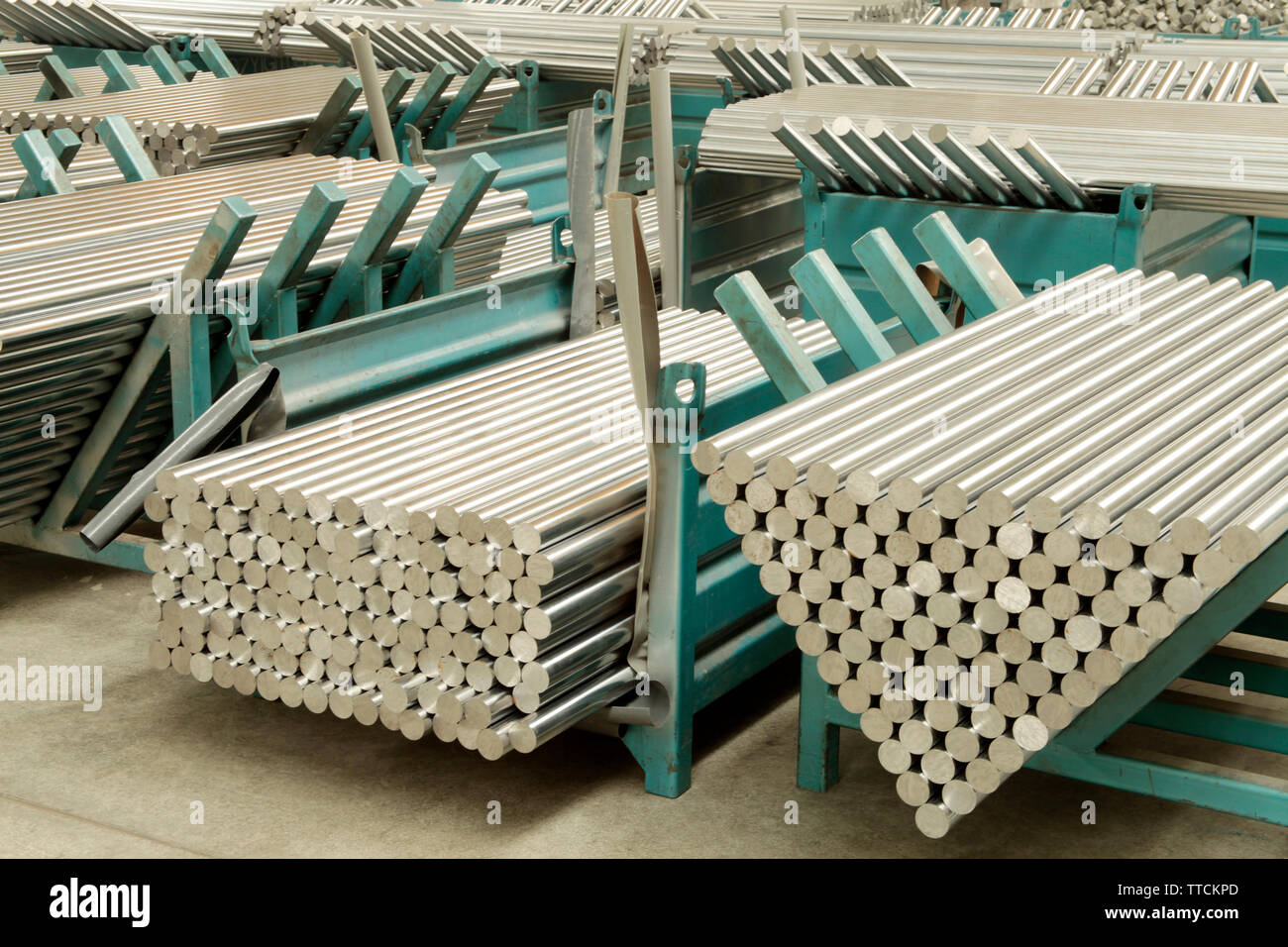 Steel profile pipe Stock Photo - Alamy