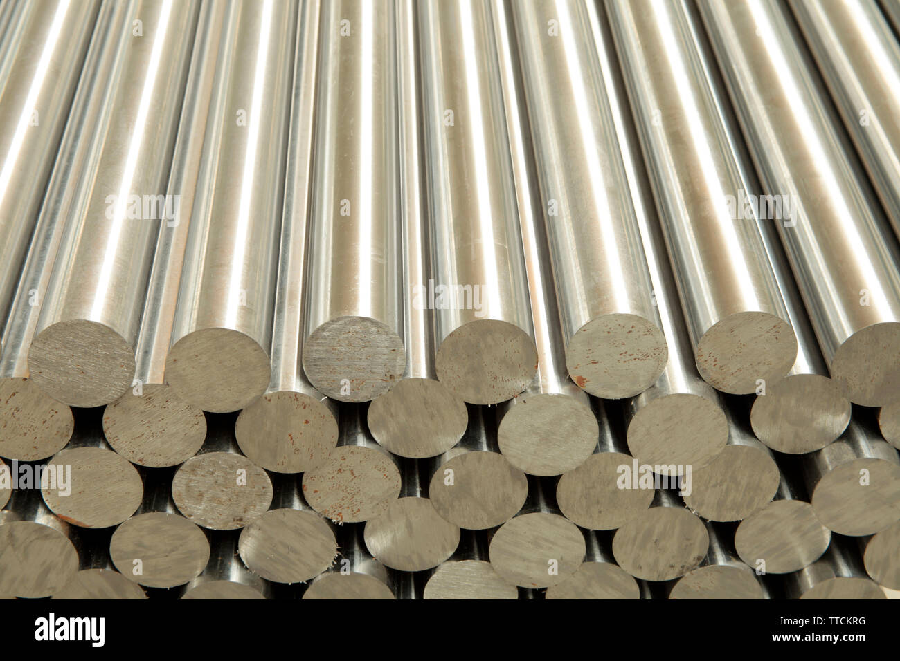 Steel profile pipe Stock Photo - Alamy