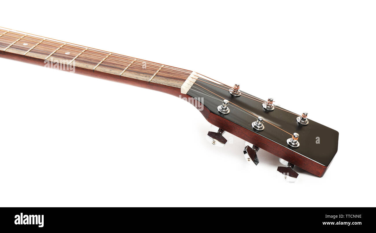 Guitar neck detail electric Cut Out Stock Images & Pictures - Alamy