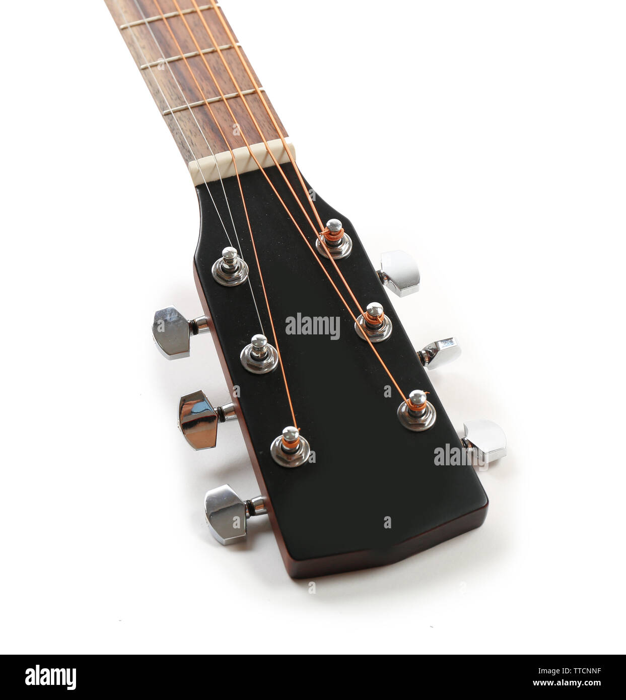 Guitar neck detail electric Cut Out Stock Images & Pictures - Alamy