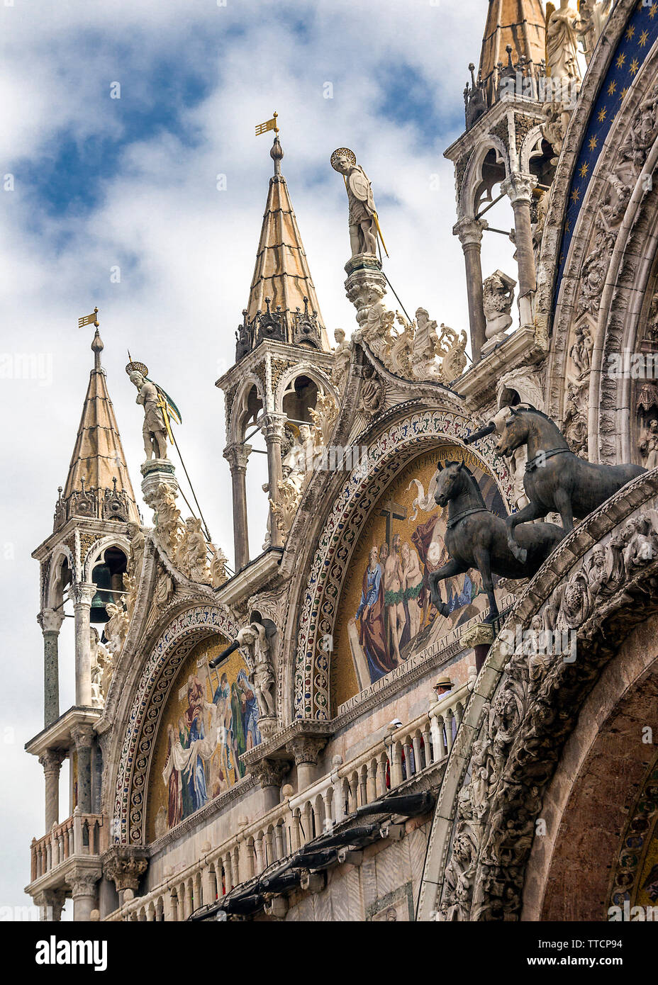 Italy. The Cathedral of the Sacred Mark - the cathedral of Venice ...