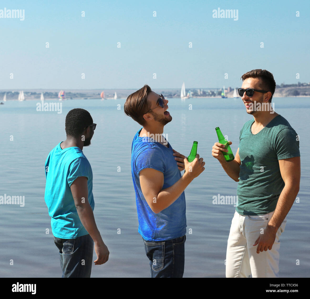 Boy Drinking Beer Outside High Resolution Stock Photography and Images ...