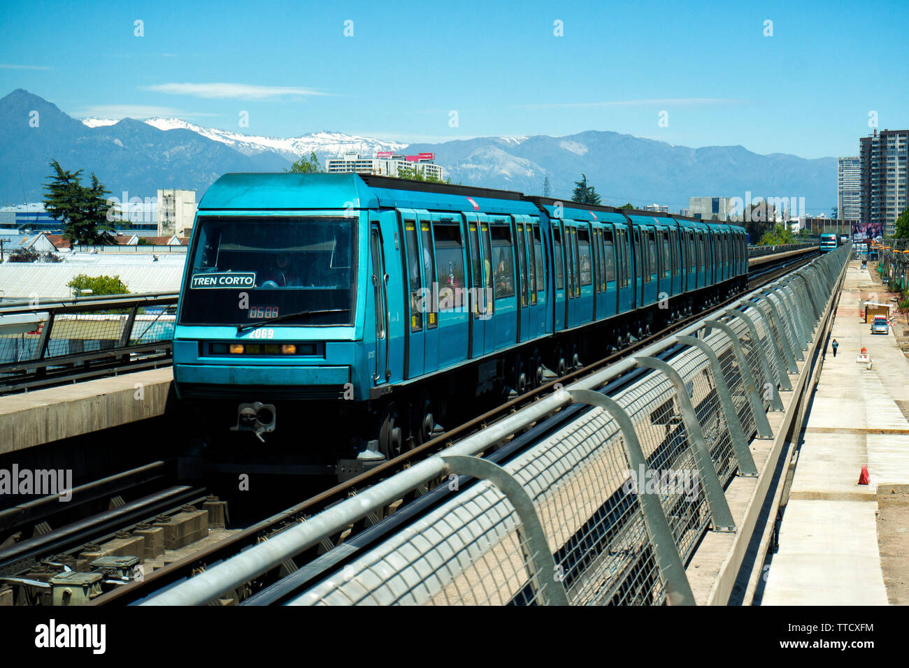 SANTIAGO, CHILE - NOVEMBER 2015 : A NS93, Paris Metro MP89 based ...