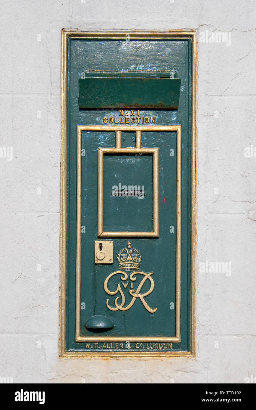 King george v post box hi-res stock photography and images - Alamy