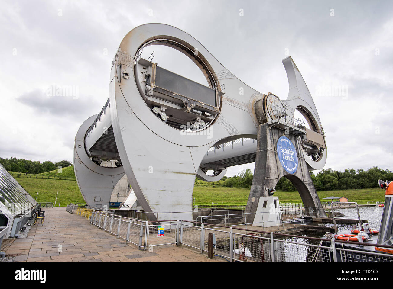 Falkirk Wheel,A Modern Day Miracle of Engineering Stock Photo - Alamy