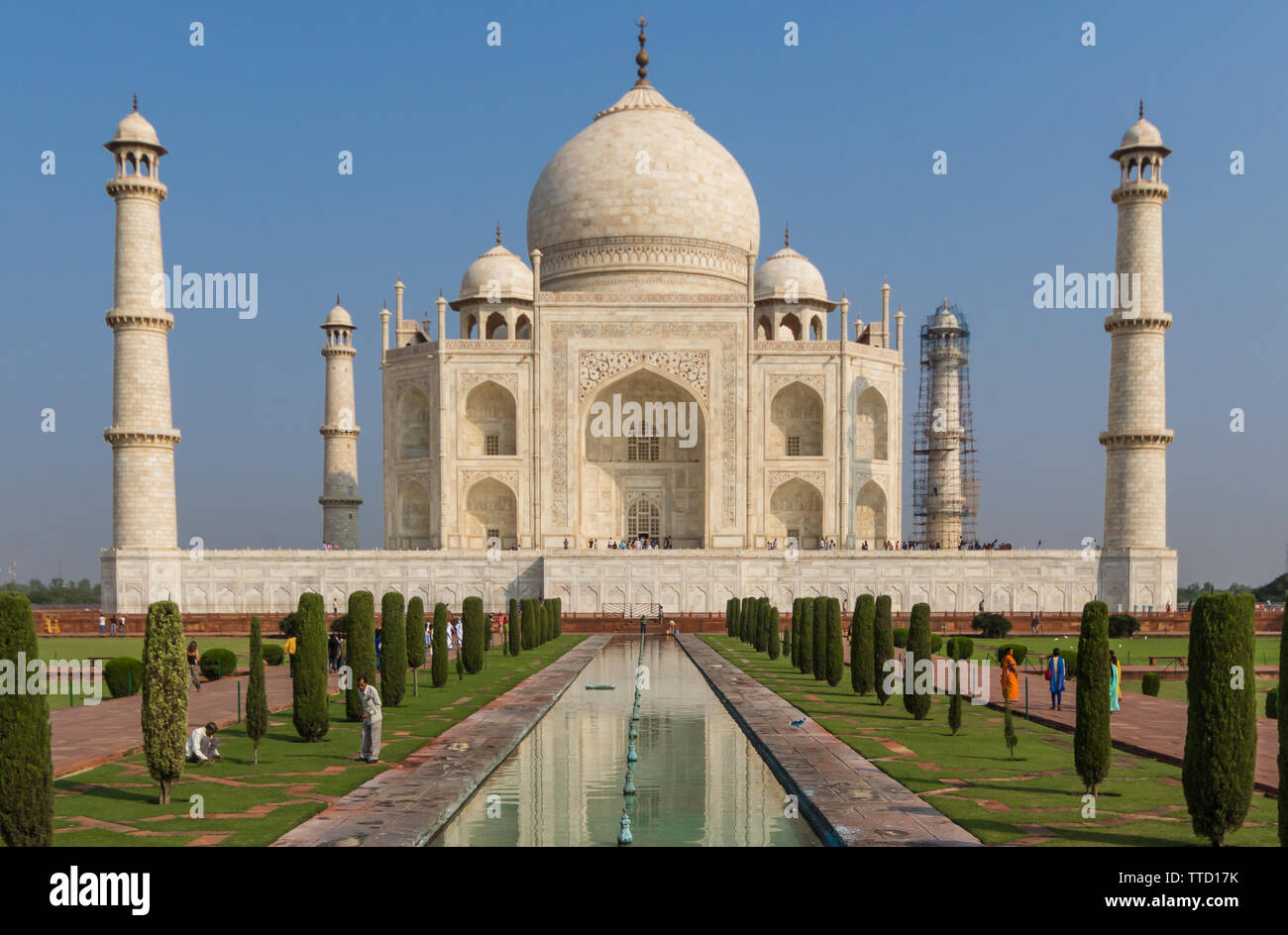Probably the most recognizable landmark of India, the Taj Mahal is an ...