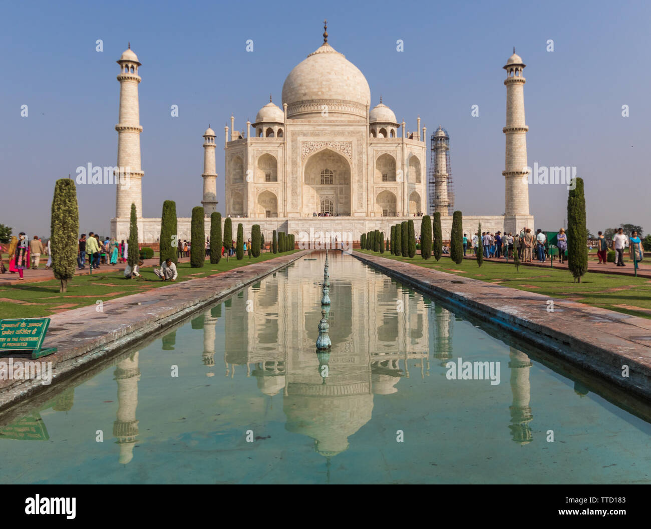 Probably the most recognizable landmark of India, the Taj Mahal is an ...