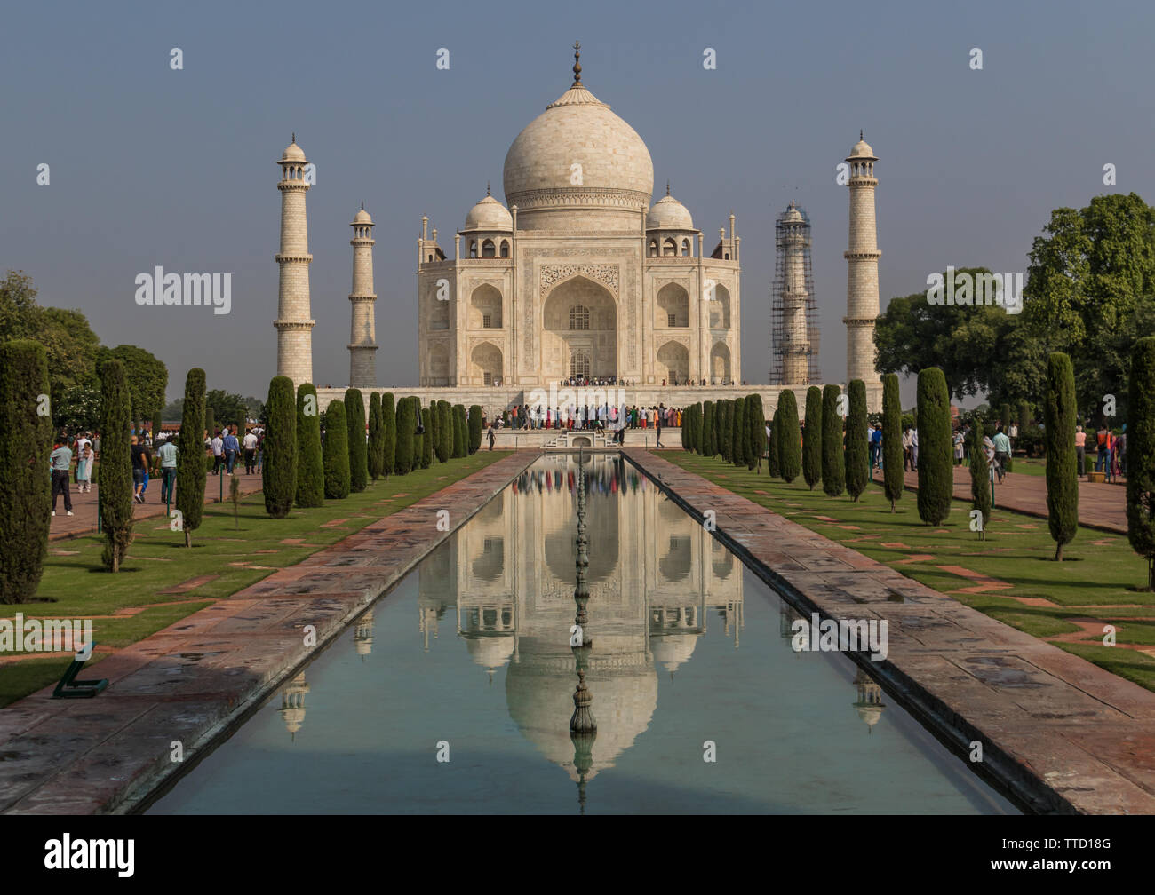 Probably the most recognizable landmark of India, the Taj Mahal is an ...