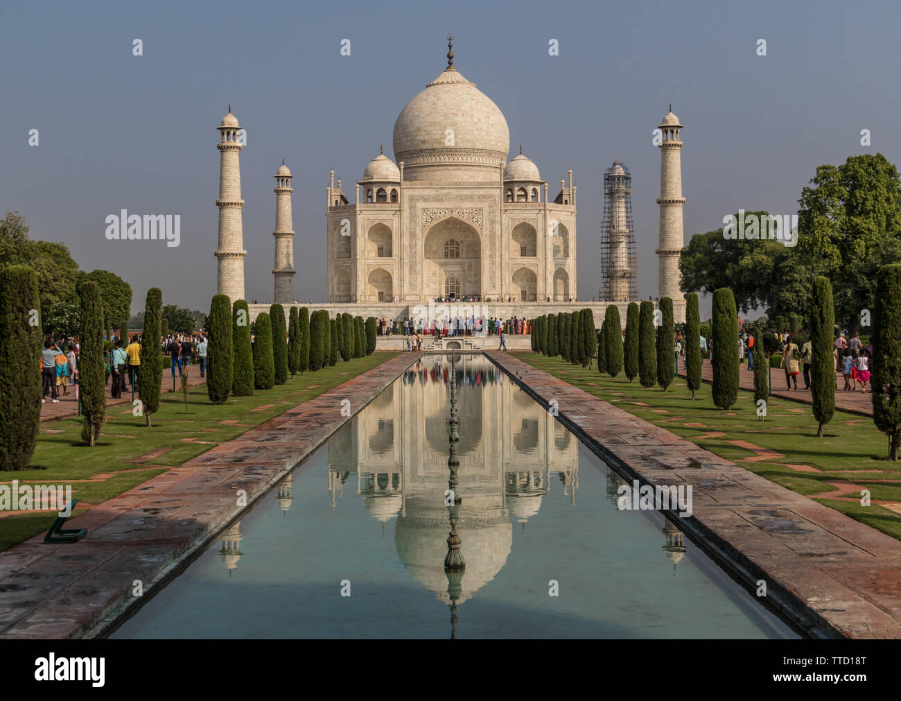 Probably the most recognizable landmark of India, the Taj Mahal is an ...