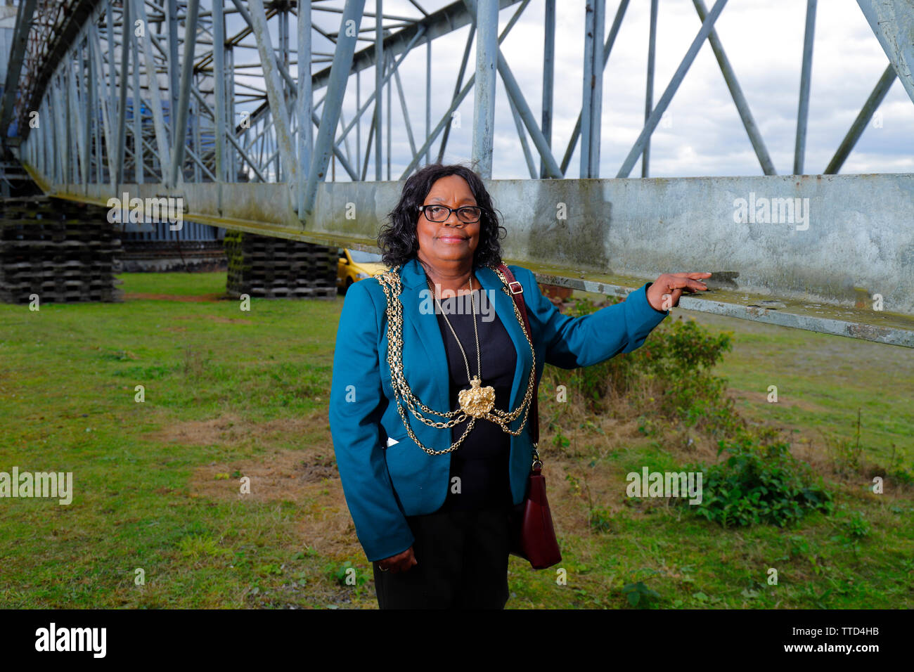Lord Mayor of Leeds 2019/2020 Eileen Taylor visiting the Bucyrus Erie ...