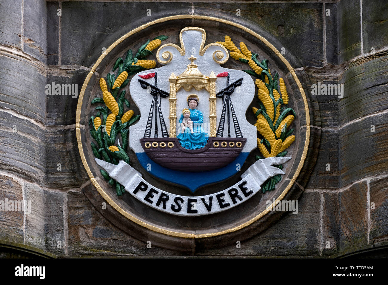 Burgh arms of leith hi-res stock photography and images - Alamy