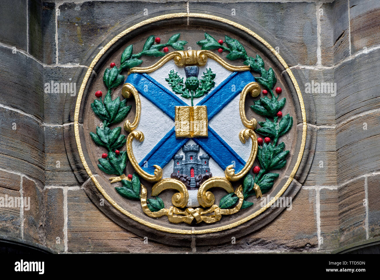 Arms of edinburgh university hi-res stock photography and images - Alamy
