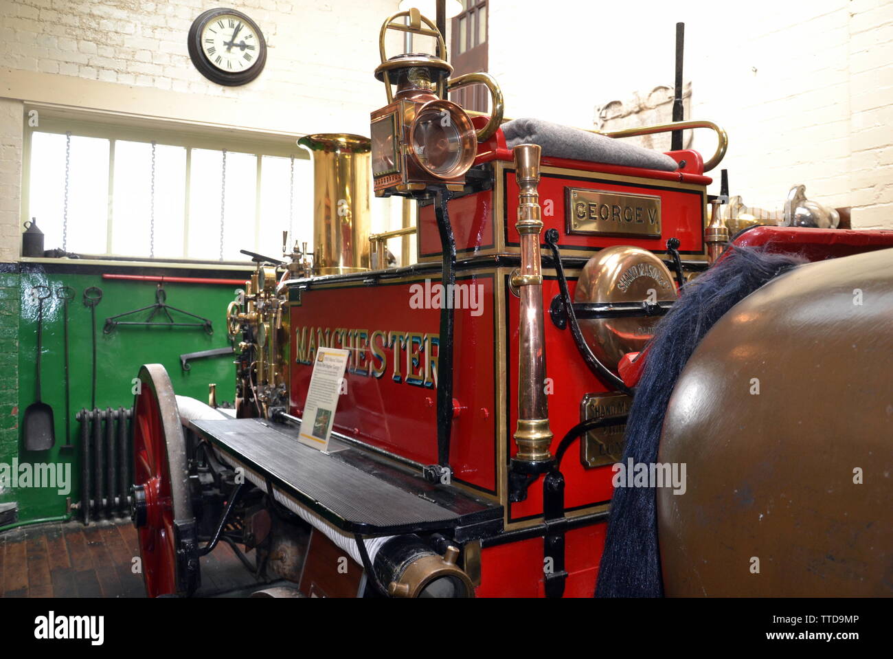 1910 Shand Mason Steam Fire Engine 'George V'. The Greater Manchester ...