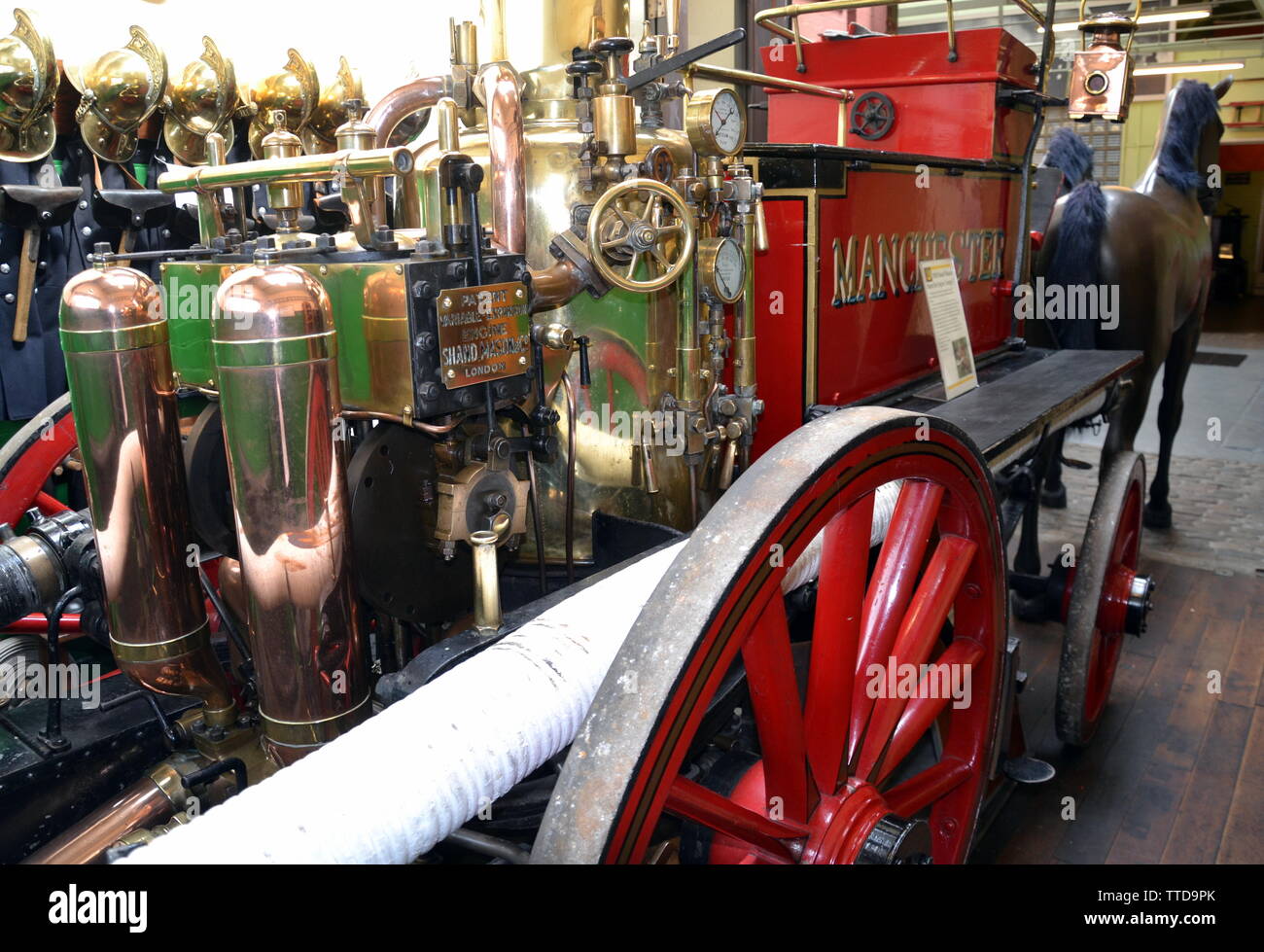 1910 Shand Mason Steam Fire Engine 'George V'. The Greater Manchester ...