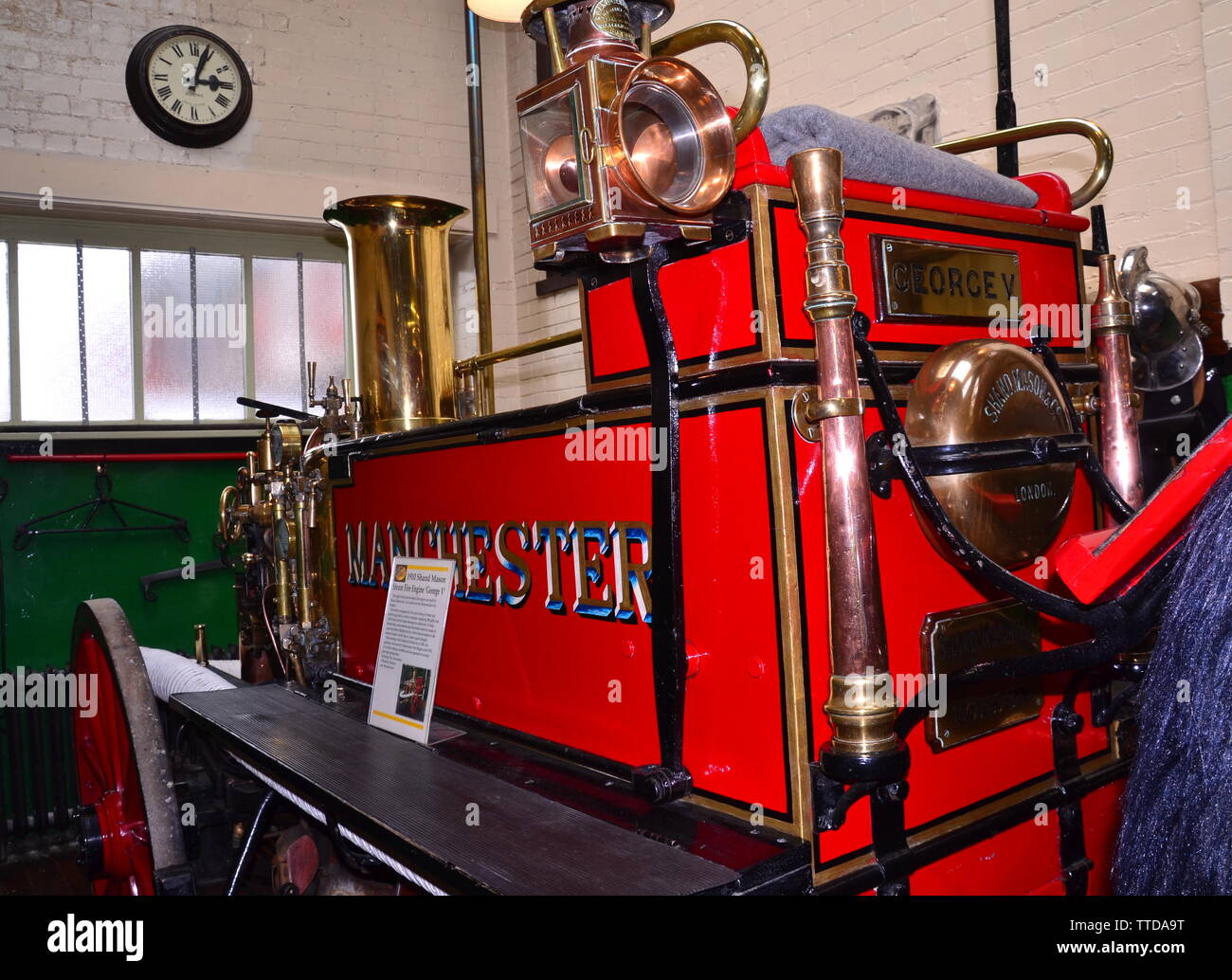 1910 Shand Mason Steam Fire Engine 'George V'. The Greater Manchester ...
