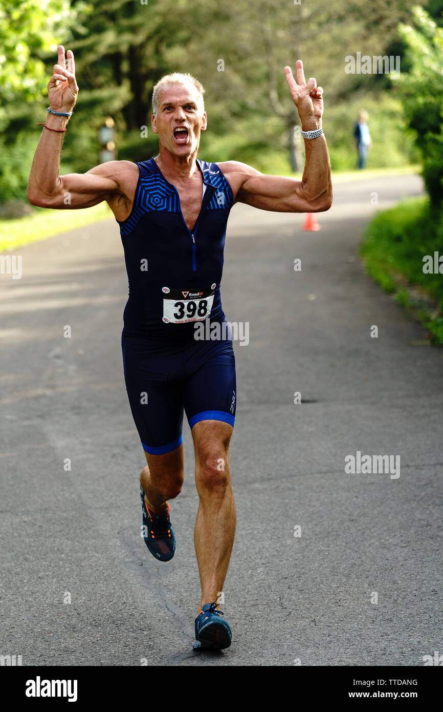 HVTC Triathlon Summer Series 2019 #1 Stock Photo - Alamy