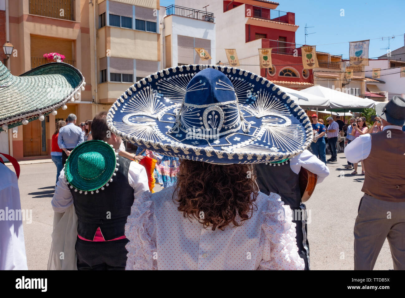 Mexican hat in the village of Salsadella Stock Photo - Alamy
