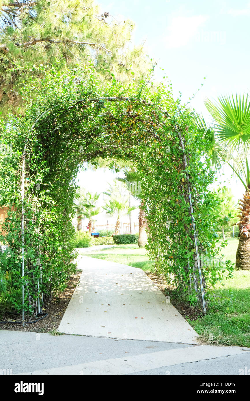 Ancient arch overgrown green hi-res stock photography and images - Alamy