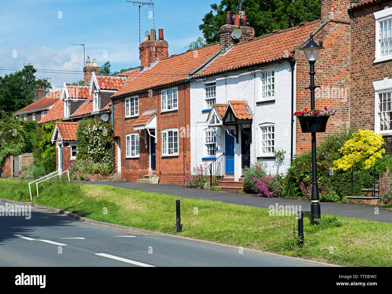 The village of Walkington, East Yorkshire, England UK Stock Photo - Alamy