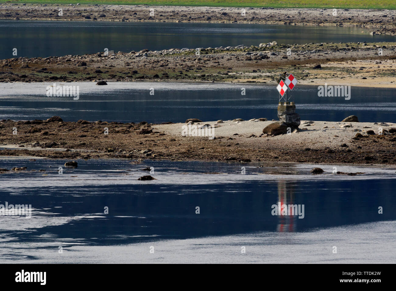 Wood Spit Light, Endicott Arm, Holkham Bay, Juneau, Alaska, USA Stock ...