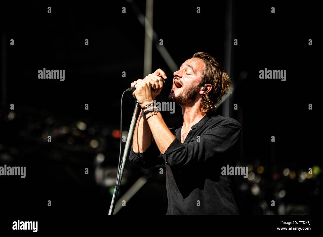 Florence Italy 16 June 2019 Editors live at Firenze Rocks - Ippodromo ...