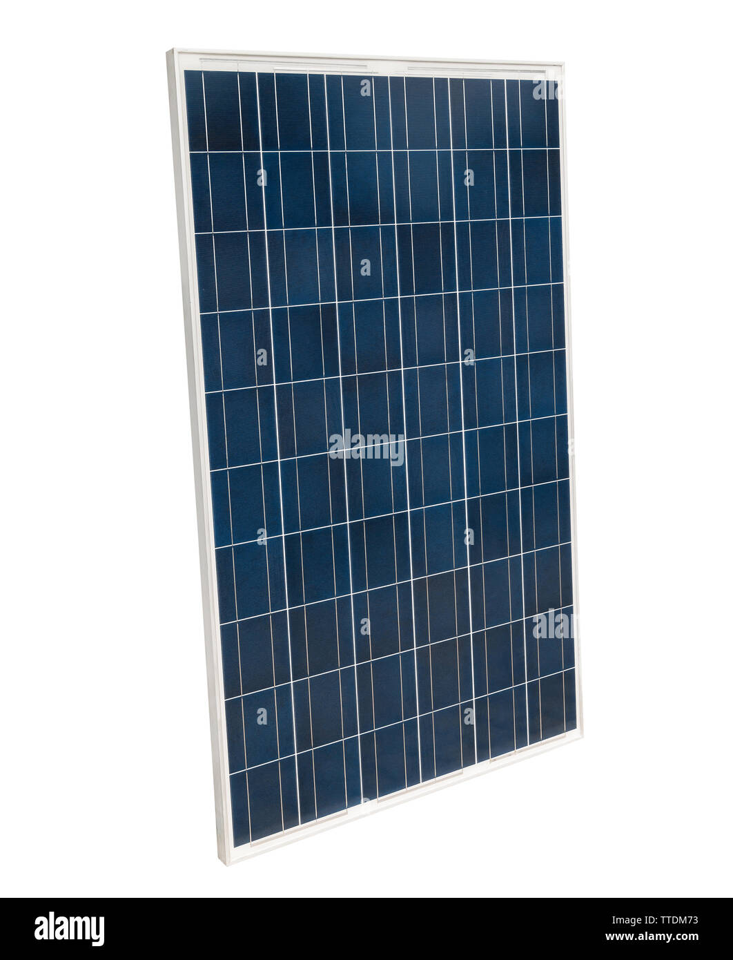 Solar panel isolated on white background with clipping path Stock Photo ...