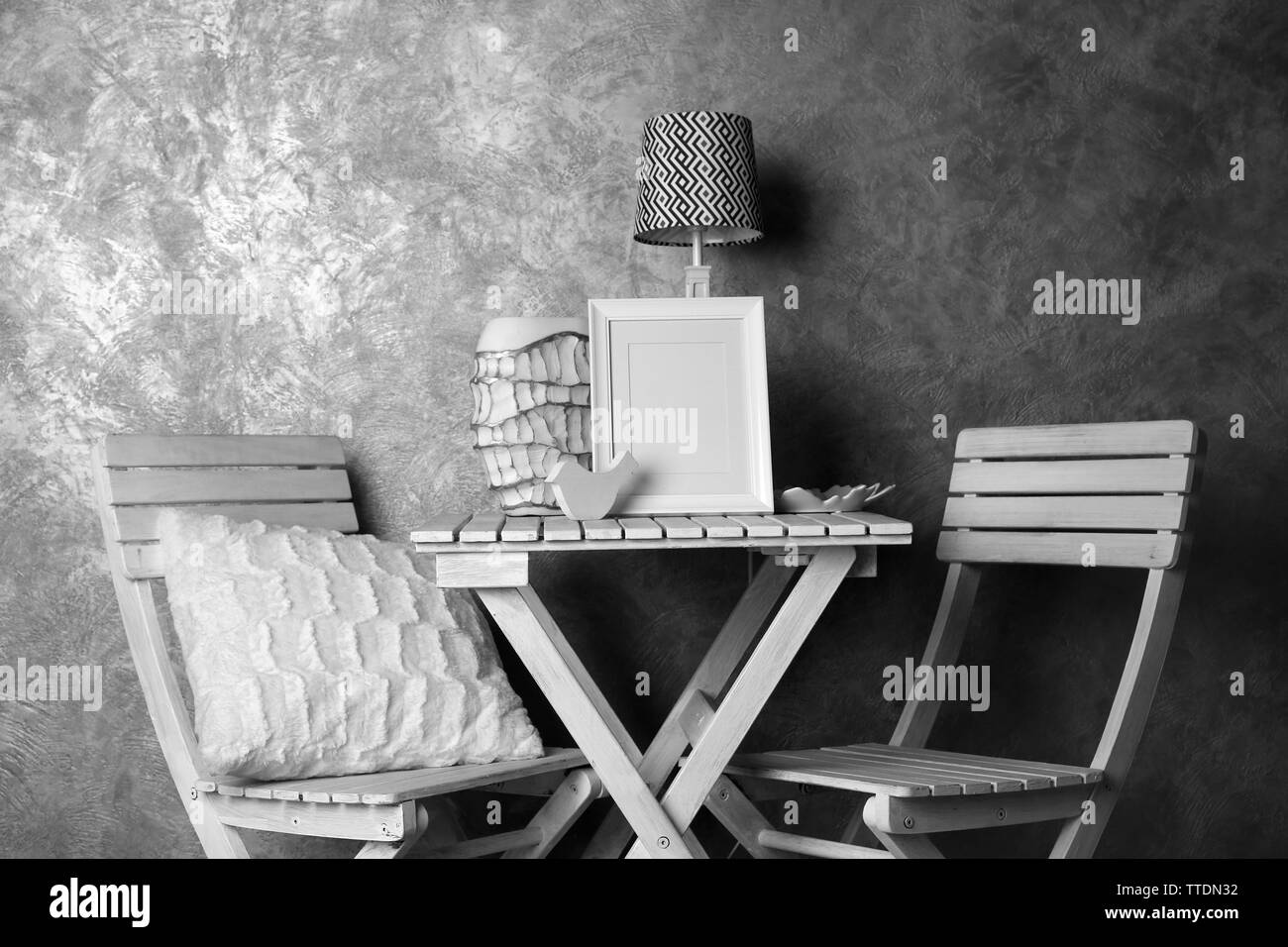 Home décor Black and White Stock Photos & Images - Alamy