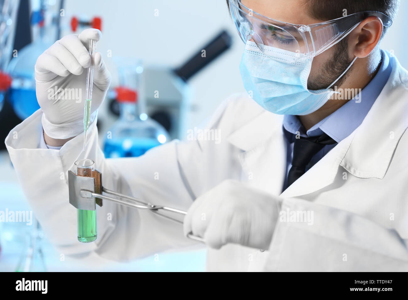 Male masculine chemist laboratory hi-res stock photography and images ...