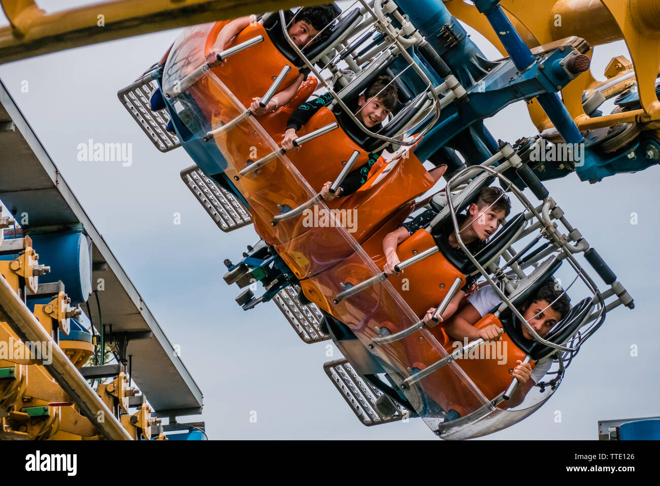 Flying coaster hi-res stock photography and images - Alamy