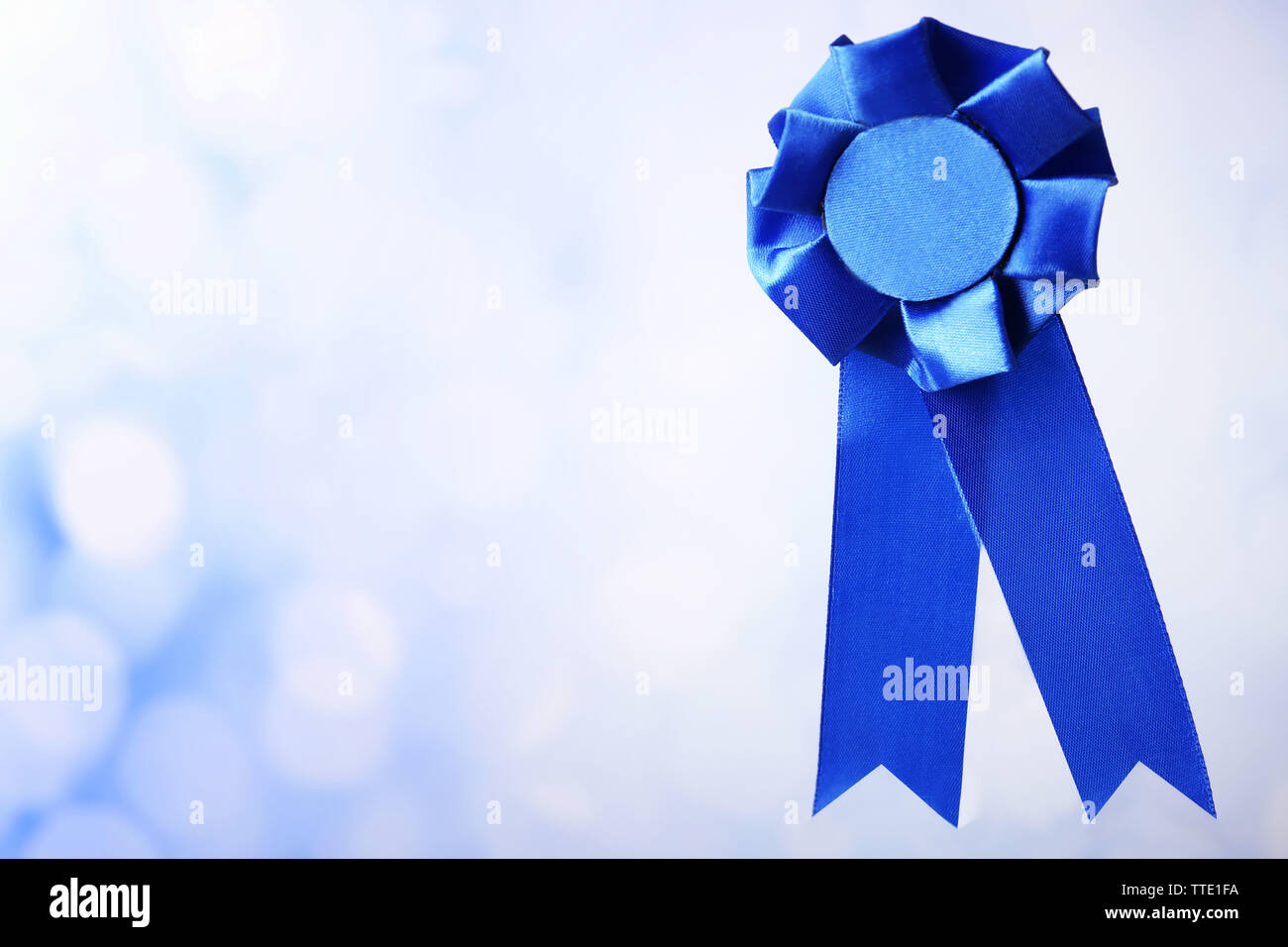 Award ribbon on light background Stock Photo - Alamy