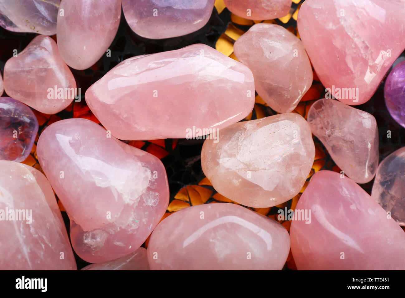 Mineral stones background Stock Photo - Alamy