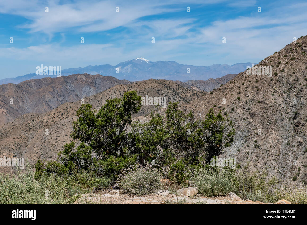 Keys View in Joshua Tree National Park in Southern California, USA ...
